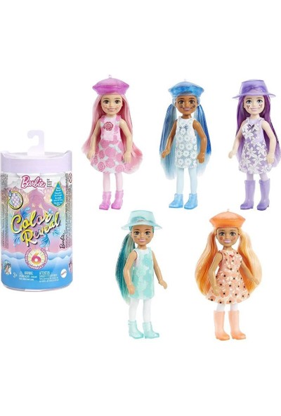 Barbie Color Reveal Renk Değiştiren Sürpriz Chelsea Yağmura Hazır Bebekler Barbie Color Reveal Renk Değiştiren Sürpriz Chelsea Yağmura Hazır Bebekler