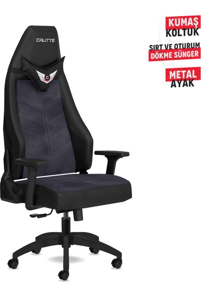 Calitte Profesyonel Kumaş Oyuncu Koltuğu | Titan Tt Eco | Kumaş Calitte Profesyonel Kumaş Oyuncu Koltuğu | Titan Tt Eco | Kumaş