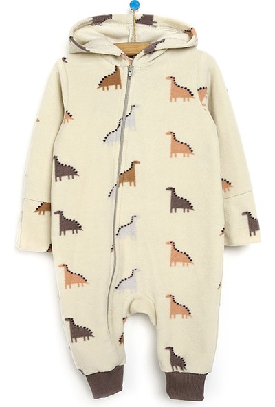 Hellobaby Basic Erkek Bebek Polar Patiksiz Tulum