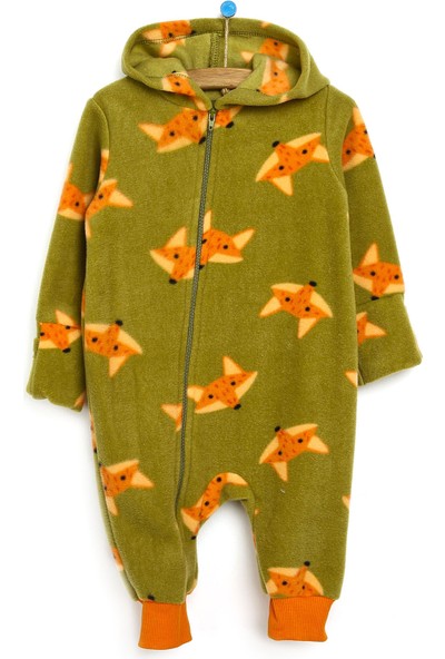 Hellobaby Basic Erkek Bebek Polar Patiksiz Tulum