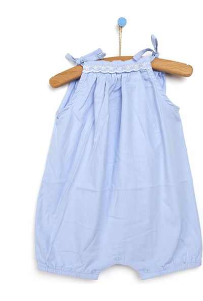 Hello Baby Brode Fiyonklu Askılı Kız Bebek Barbatöz