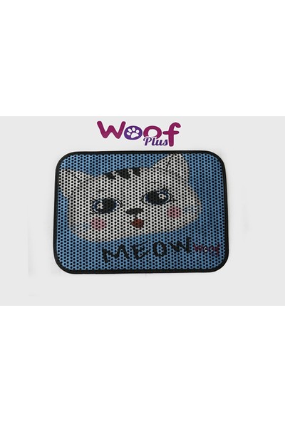 Woofplus Kum Toplayan Elekli Tuvalet Önü Kedi Paspası 60*45 cm 1032 WP-PLS1032 Woofplus Kum Toplayan Elekli Tuvalet Önü Kedi Paspası 60*45 cm 1032 WP-PLS1032
