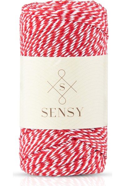 Sensy Premium 200 Metre 200 G Kırmızı Beyaz Paket Ip Hediye Paketleme Ipi Marteniçka Ipi Twine Baker Sensy Premium 200 Metre 200 G Kırmızı Beyaz Paket Ip Hediye Paketleme Ipi Marteniçka Ipi Twine Baker