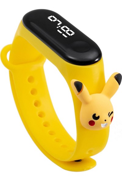 Zavira Çocuk Kol Saati LED Dokunmatik Su Geçirmez Pikachu