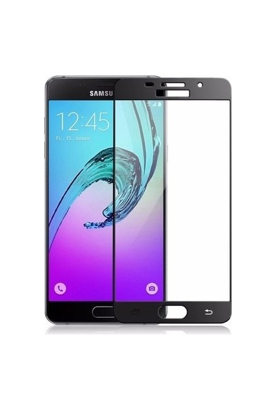 Stone Case Galaxy A7 2016 Uyumlu Çizilmeye Dayanıklı Tam Kaplayan Fiber Nano Siyah Ekran Koruyucu Stone Case Galaxy A7 2016 Uyumlu Çizilmeye Dayanıklı Tam Kaplayan Fiber Nano Siyah Ekran Koruyucu