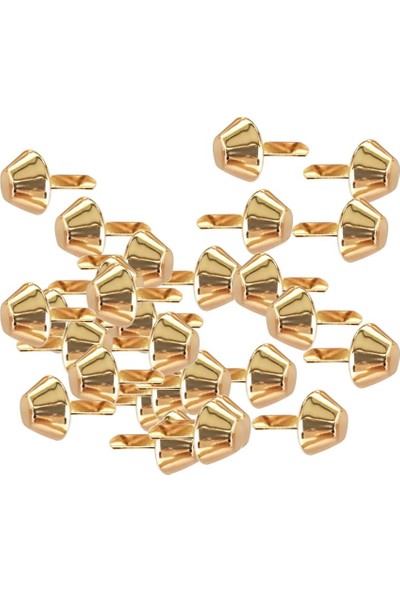 30 Adet Vintage Metal Çiviler Perçinler Nailheads Spots 2 Prong Yuvarlak Dome Altın 30 Adet Vintage Metal Çiviler Perçinler Nailheads Spots 2 Prong Yuvarlak Dome Altın