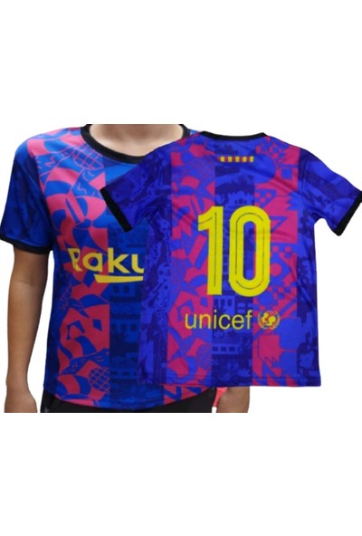 Emre Spor Futbol Forması Tek Üstbarcelona 10 Numara ve Isimsiz Emre Spor Futbol Forması Tek Üstbarcelona 10 Numara ve Isimsiz