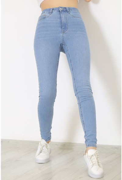 Pembe Avm Dar Paça Kot Pantolon Mavi - 2425.1590. Pembe Avm Dar Paça Kot Pantolon Mavi - 2425.1590.