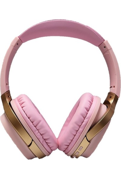 Gerlax Türkiye Pembe Kulak Üstü Bluetooth Kulaklık