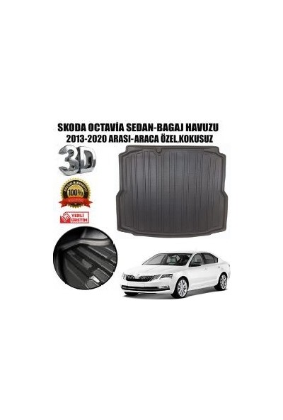 Born Garage 2020 Skoda Octavia Bagaj Havuzu Uyumlu Kauçuk Born Garage 2020 Skoda Octavia Bagaj Havuzu Uyumlu Kauçuk