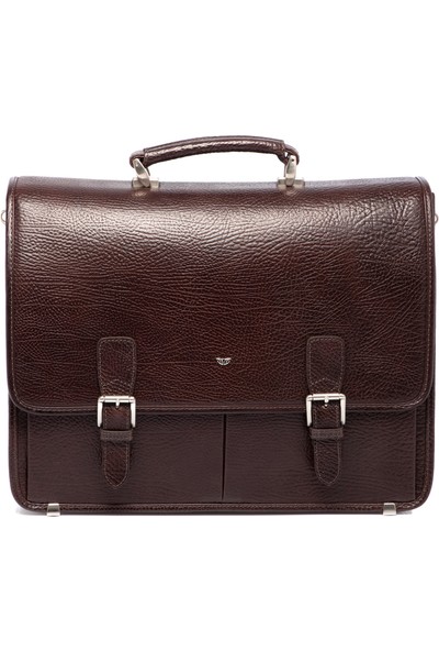 Tergan Erkek Deri Kahverengi Çanta 22775P3Y