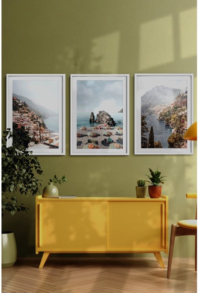 Özcanlar Çerçeve Çerçeveli Tablo Dekorasyon Ev Dekoru Modern Sanat Sahil Baskısı Italya Duvar Sanatı Plaj Tatil ÖZC-454 Özcanlar Çerçeve Çerçeveli Tablo Dekorasyon Ev Dekoru Modern Sanat Sahil Baskısı Italya Duvar Sanatı Plaj Tatil ÖZC-454