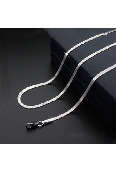 Tükkan Accessories 316L Cerrahi Çelik Gold Kaplama 55 cm 3 mm Vip Seri Italyan Zincir Çelik Kolye Tükkan Accessories 316L Cerrahi Çelik Gold Kaplama 55 cm 3 mm Vip Seri Italyan Zincir Çelik Kolye