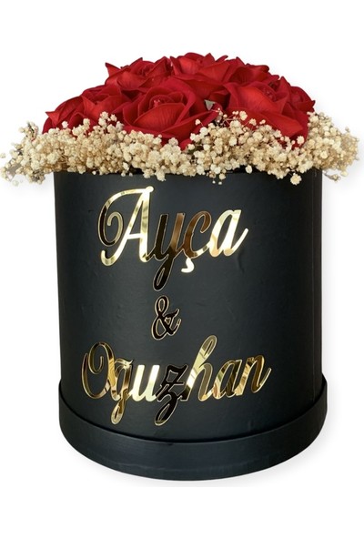 Kırmızı Gül Kutulu Isteme Çiçeği, Kutulu Gül Hediye, Kişiye Özel Tasarım, Isimli Isteme Çiçeği Kırmızı Gül Kutulu Isteme Çiçeği, Kutulu Gül Hediye, Kişiye Özel Tasarım, Isimli Isteme Çiçeği