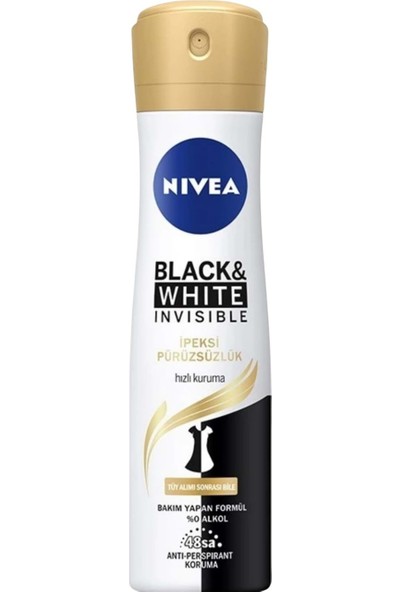 Nivea Deodorant 150 Ml Kadın Invisible Black & White Nivea Deodorant 150 Ml Kadın Invisible Black & White