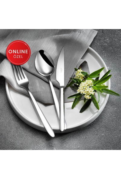 Schafer Sheen Yemek Grubu Çatal Kaşık Bıçak Takım 18 Parça