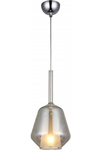 EKS Ticaret Lucea Onda Tekli Krom Nc Avize 1XE27