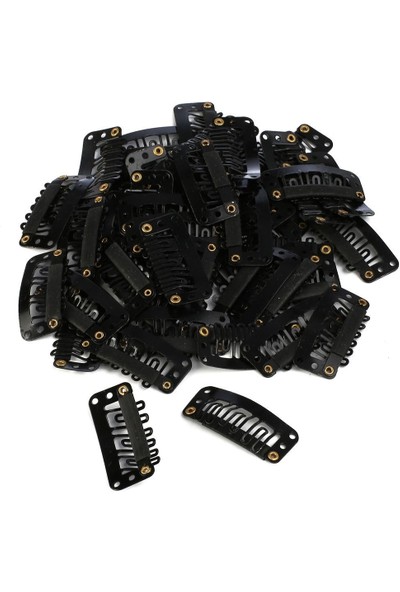 Stil Budur Çıt Çıt Klipsi Küçük - 10 Adet - Siyah Stil Budur Çıt Çıt Klipsi Küçük - 10 Adet - Siyah