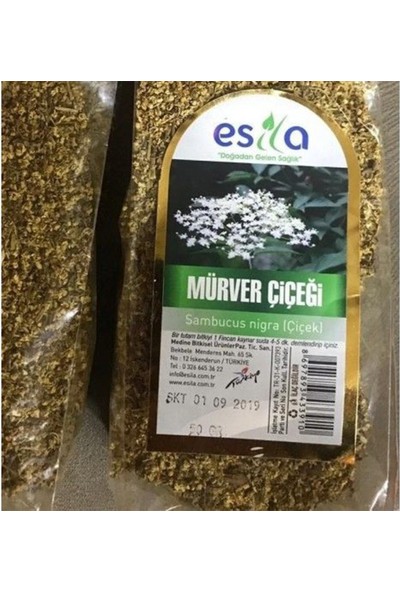 Poşet Mürver Çiçeği 50 Gr. Poşet Mürver Çiçeği 50 Gr.