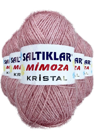 Saltıklar 5 Adet Mimoza Kristal Işıltılı Şal Patik Yelek Ipi 38