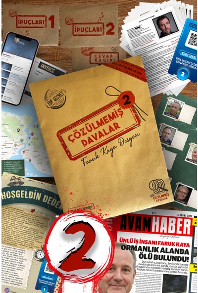 Stoa Cinayet Çözme - Dedektif Oyunu - Suç Çözümleme Kutu Oyunları - Faruk Kaya Dosyası - Cinayeti Çöz ! Stoa Cinayet Çözme - Dedektif Oyunu - Suç Çözümleme Kutu Oyunları - Faruk Kaya Dosyası - Cinayeti Çöz !