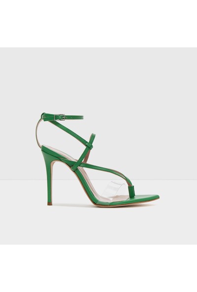 ALDO Cham-Tr Sandalet Yüksek Topuklu Sandalet - Yeşil