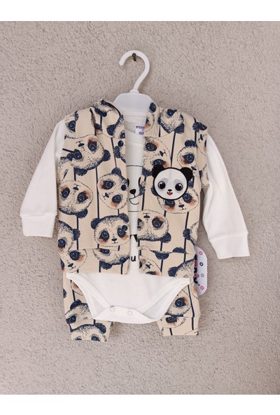 UranüsBaby Bebek Zıbın / Kıyafet Takımı Yelekli