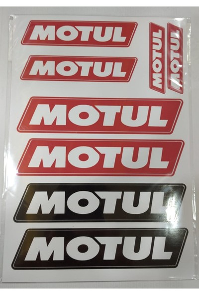 Motospartan Sticker Yazı Motul [Büyük]