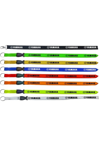 Gogo Premium Boyunluklu Anahtarlık Askılı (Kırmızı Beyaz Yazılı) Yamaha