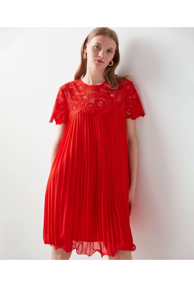 İpekyol Pilili Elbise