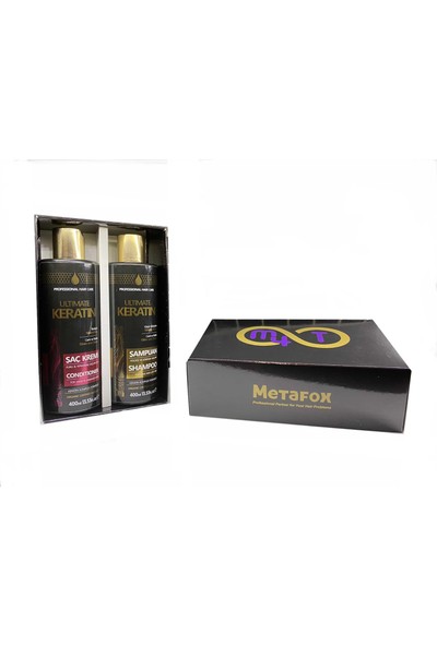 Metafox Ultimate Keratin Şampuan ve Krem Seti 2 x 400 ml Metafox Ultimate Keratin Şampuan ve Krem Seti 2 x 400 ml