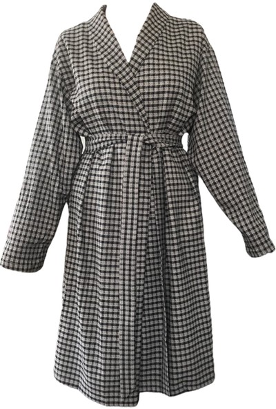 Kimonos Shop Kaz Ayağı Desenli Kimono Kap