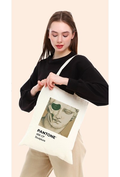 Bagand Pantone Serisi - Sculpture Bez Çanta Sculpture Bagand Pantone Serisi - Sculpture Bez Çanta Sculpture