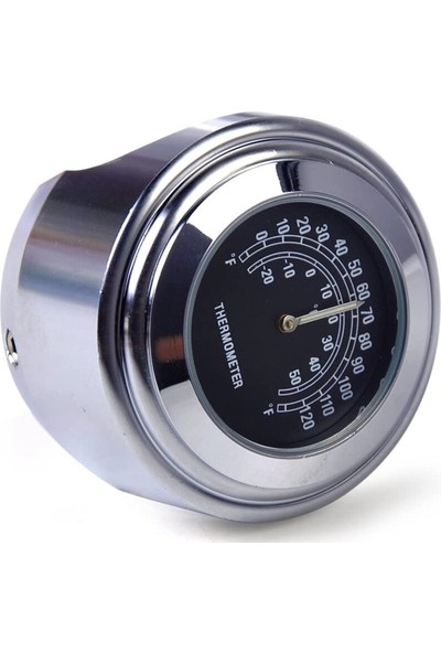 Jewval Motosiklet Gidon Termometre Bisiklet Quartz Su Geçirmez Analog Jewval Motosiklet Gidon Termometre Bisiklet Quartz Su Geçirmez Analog