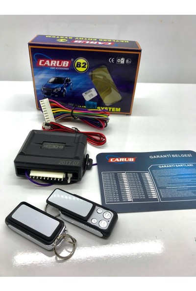 Carub Oto Merkezi Kilit Uzaktan Kumanda 12V Kızaklı Carub Oto Merkezi Kilit Uzaktan Kumanda 12V Kızaklı