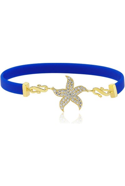 Mooije Silver Gümüş Lacivert Deniz Yıldızı Bayan Bileklik Mooije Silver Gümüş Lacivert Deniz Yıldızı Bayan Bileklik