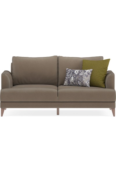 Enza Home Fiore 2'li Yataklı Koltuk, Kadife Dokulu - Açık Kahve Enza Home Fiore 2'li Yataklı Koltuk, Kadife Dokulu - Açık Kahve