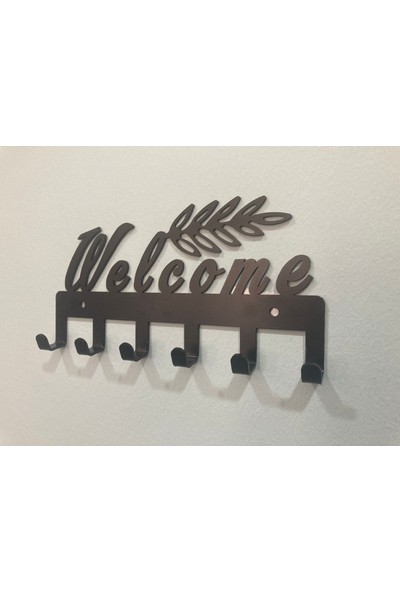 Arte Metal Tasarım Arte Metal Welcome Metal Anahtar Askılığı Dekoratif Anahtarlık Arte Metal Tasarım Arte Metal Welcome Metal Anahtar Askılığı Dekoratif Anahtarlık