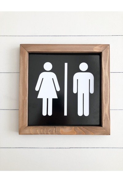 Alian Concept Banyo Man/woman Sembol Siyah Zemin Ahşap Çerçeveli Tablo Alian Concept Banyo Man/woman Sembol Siyah Zemin Ahşap Çerçeveli Tablo