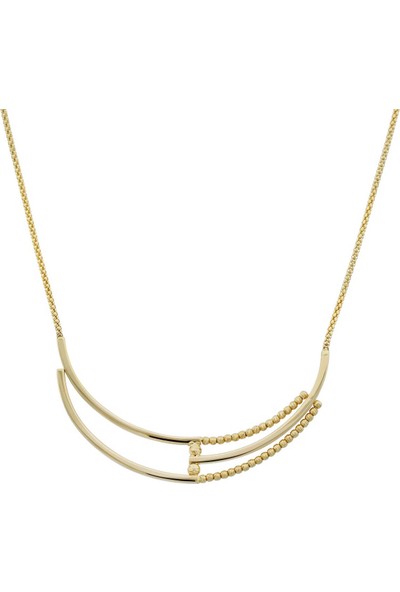 Asimetrik Dorikalı Altın Kolye