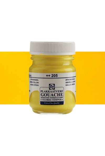 Talens Guaj Boya 50ML N:205 Lemon Yellow Talens Guaj Boya 50ML N:205 Lemon Yellow