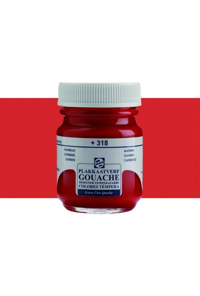 Talens Guaj Boya 50ML N:318 Carmine Talens Guaj Boya 50ML N:318 Carmine