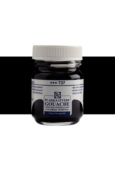 Talens Guaj Boya 50ML N:737 Neutral Black Talens Guaj Boya 50ML N:737 Neutral Black