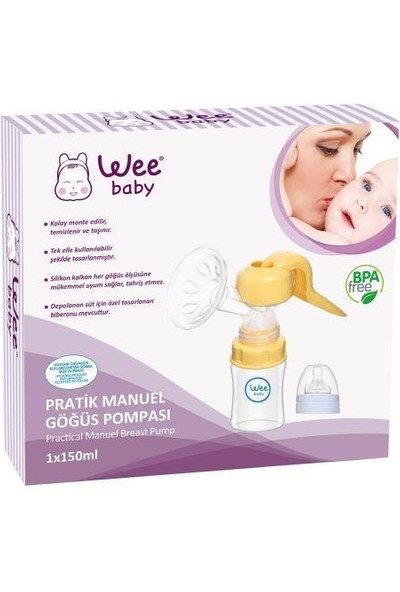Wee Baby Pratik Manuel Göğüs Pompası 752 Wee Baby Pratik Manuel Göğüs Pompası 752