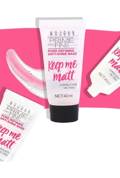 Mujgan Keep Me Matt Şeffaf Tüp Makyaj Bazı 40 ml