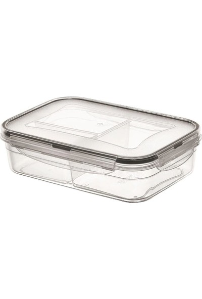 Nzm 3 Bölmeli Kilitli Kapaklı 1 Litre Erzak Saklama Kabı LC-510 Nzm 3 Bölmeli Kilitli Kapaklı 1 Litre Erzak Saklama Kabı LC-510
