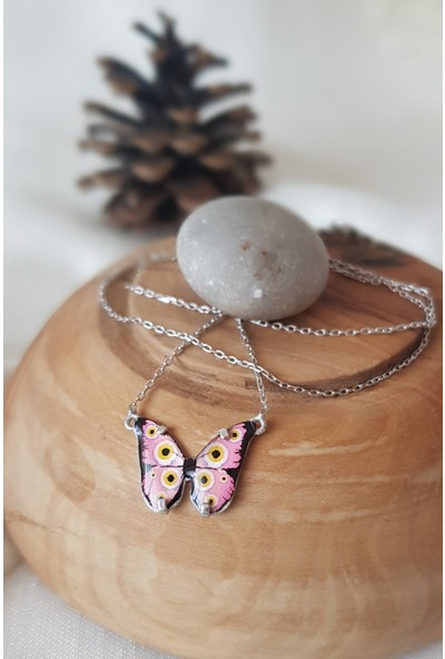 Tuna Lina Kelebek Kolye