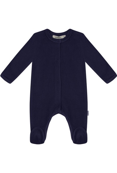 Antebies Lacivert Kadife Patikli Tulum