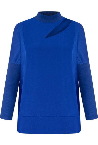 Triko Mix Cut Out Bluz