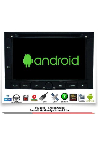 Necvox Citroen Berlingo Android Multimedya Sistemi 7 Inç (2008-2019) 4 GB Ram 32 GB Hafıza 8 Çekirdek Necvox Evervox Brc Necvox Citroen Berlingo Android Multimedya Sistemi 7 Inç (2008-2019) 4 GB Ram 32 GB Hafıza 8 Çekirdek Necvox Evervox Brc